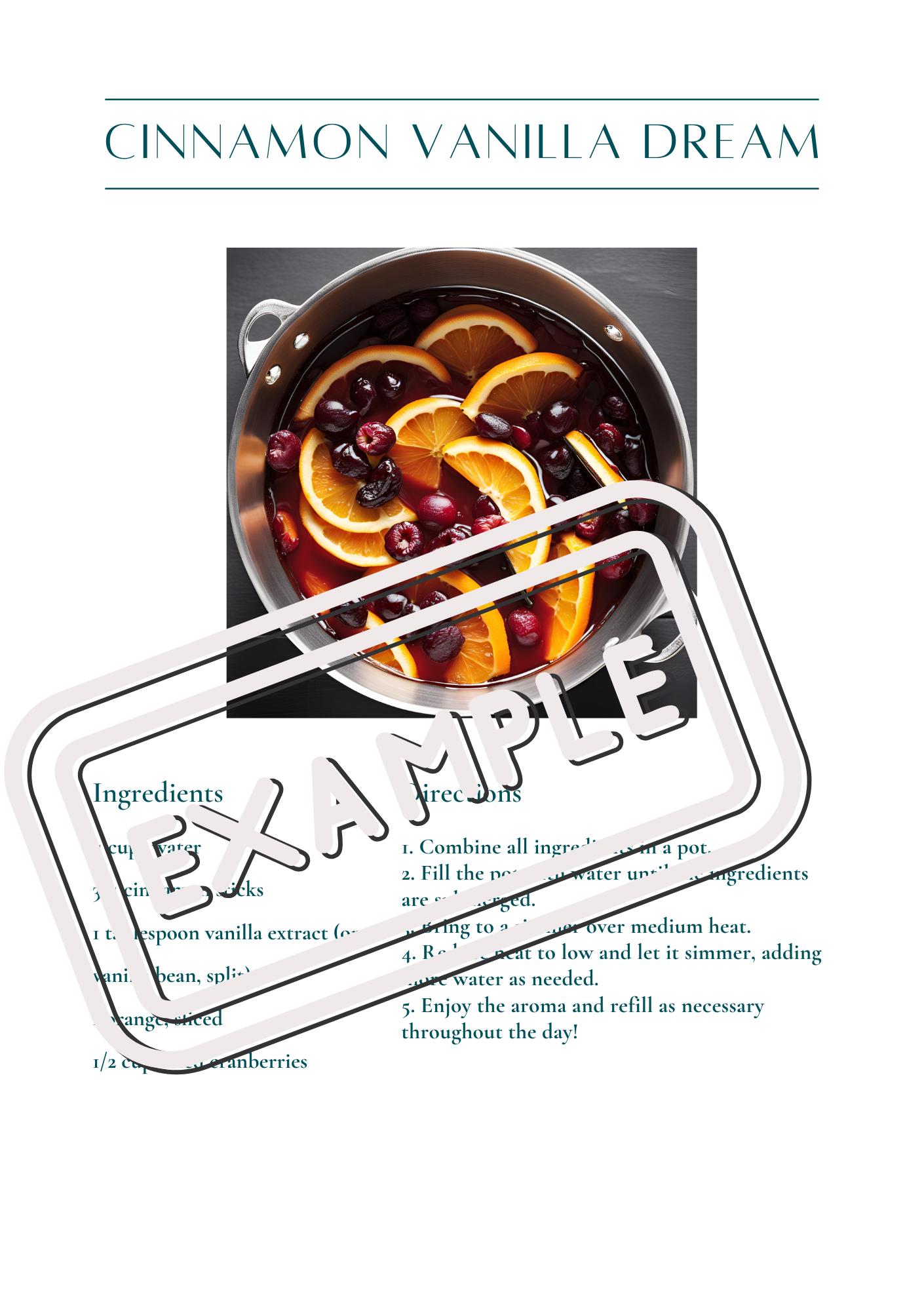 The Simmer Pot - 20 Recipes for Every Season-printable PDF - Etsy