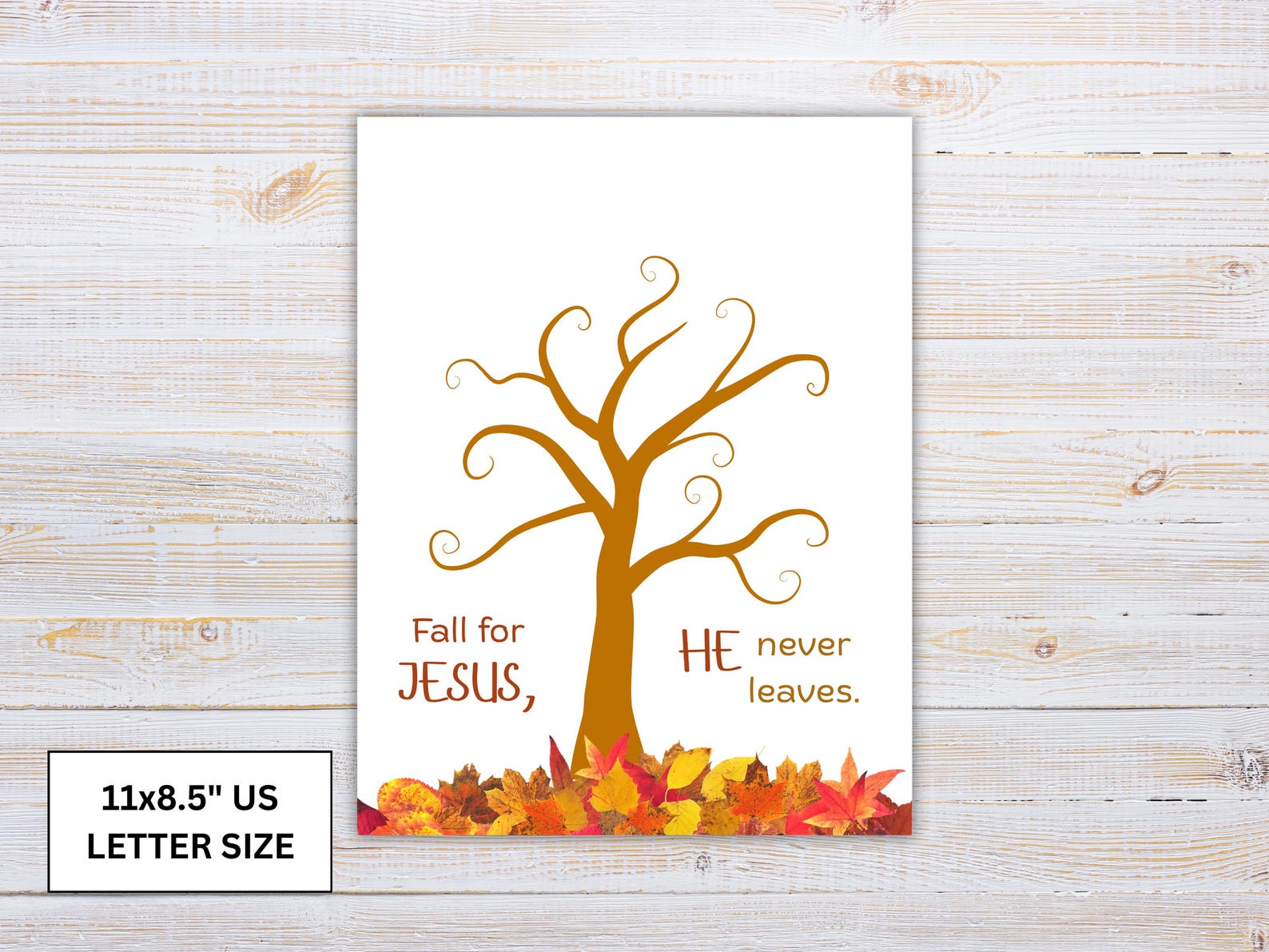 Christian Fall Handprint Craft: Sunday School Art (PDF Printable) - Etsy