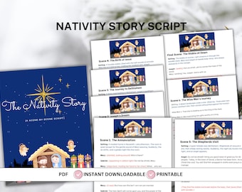 Nativity Play Script for Kids, Christmas Drama for Church & Sunday ...