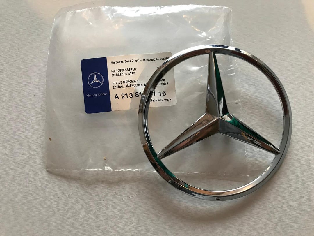 Mercedes-benz W213 Mercedes Star Chrome for Boot Lid A2138170116 NEW - Etsy