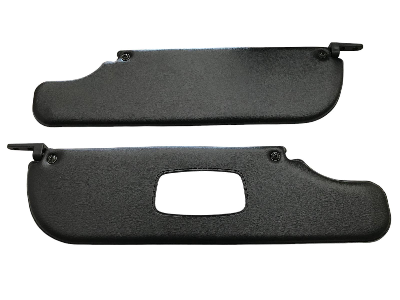 Sun Visors Set Left and Right for Fiat 124 Spider (1979-1982) - Black ...