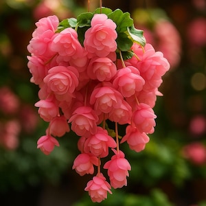 Light Pink Weeping Begonia Seeds: Elegant Hanging Basket Blooms - Etsy