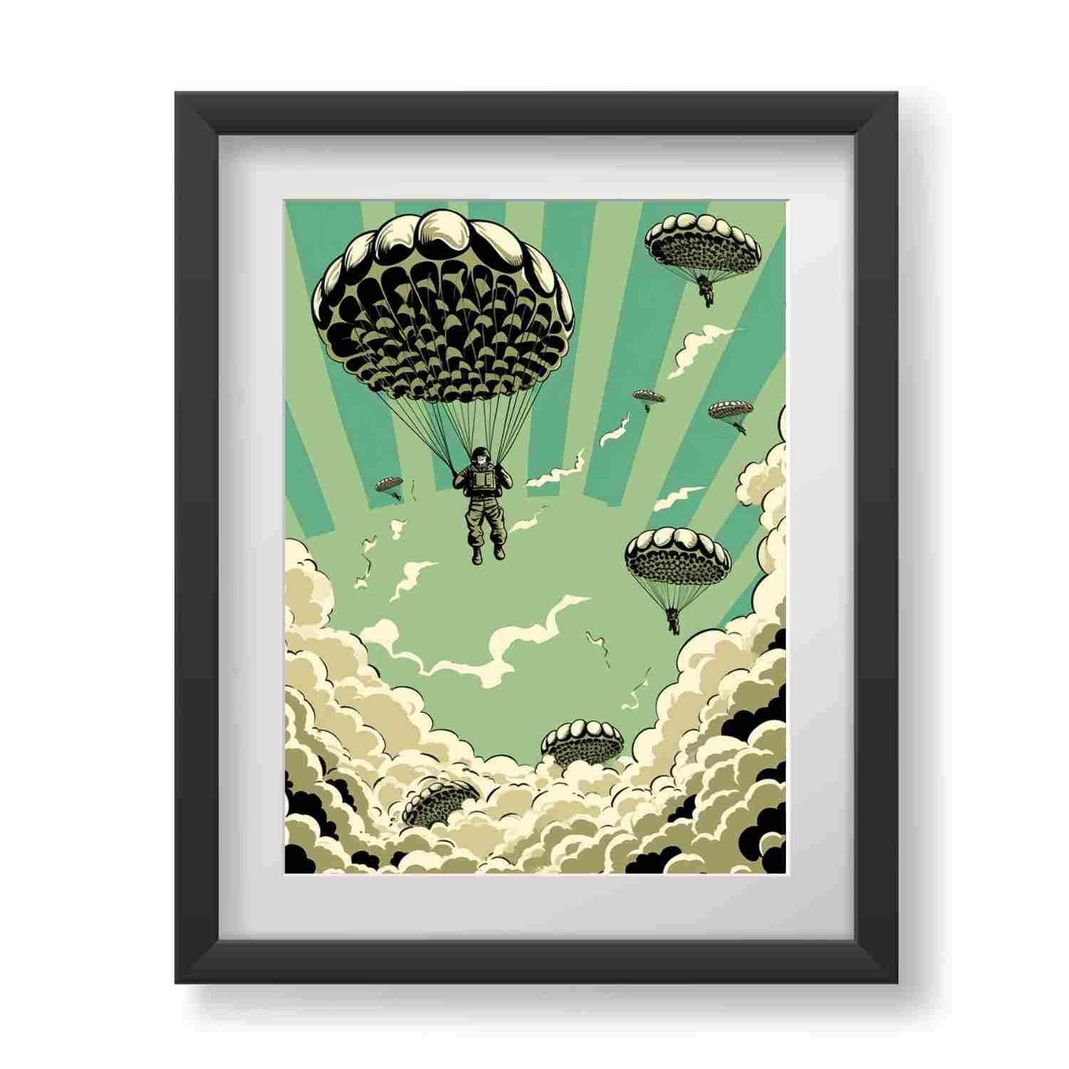 Combat Vehicle Airborne Poster (set of 3) – Military Truck Helicopter ...