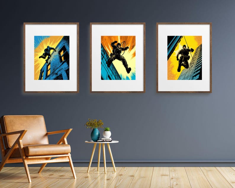 SWAT Comic Poster Set – Tactical Police Pop Art (digital Download) - Etsy