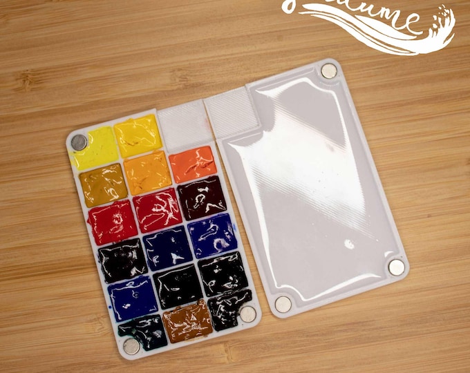 Shinhan Watercolor Artist's Travel Palette – Customizable Set of 17 ...