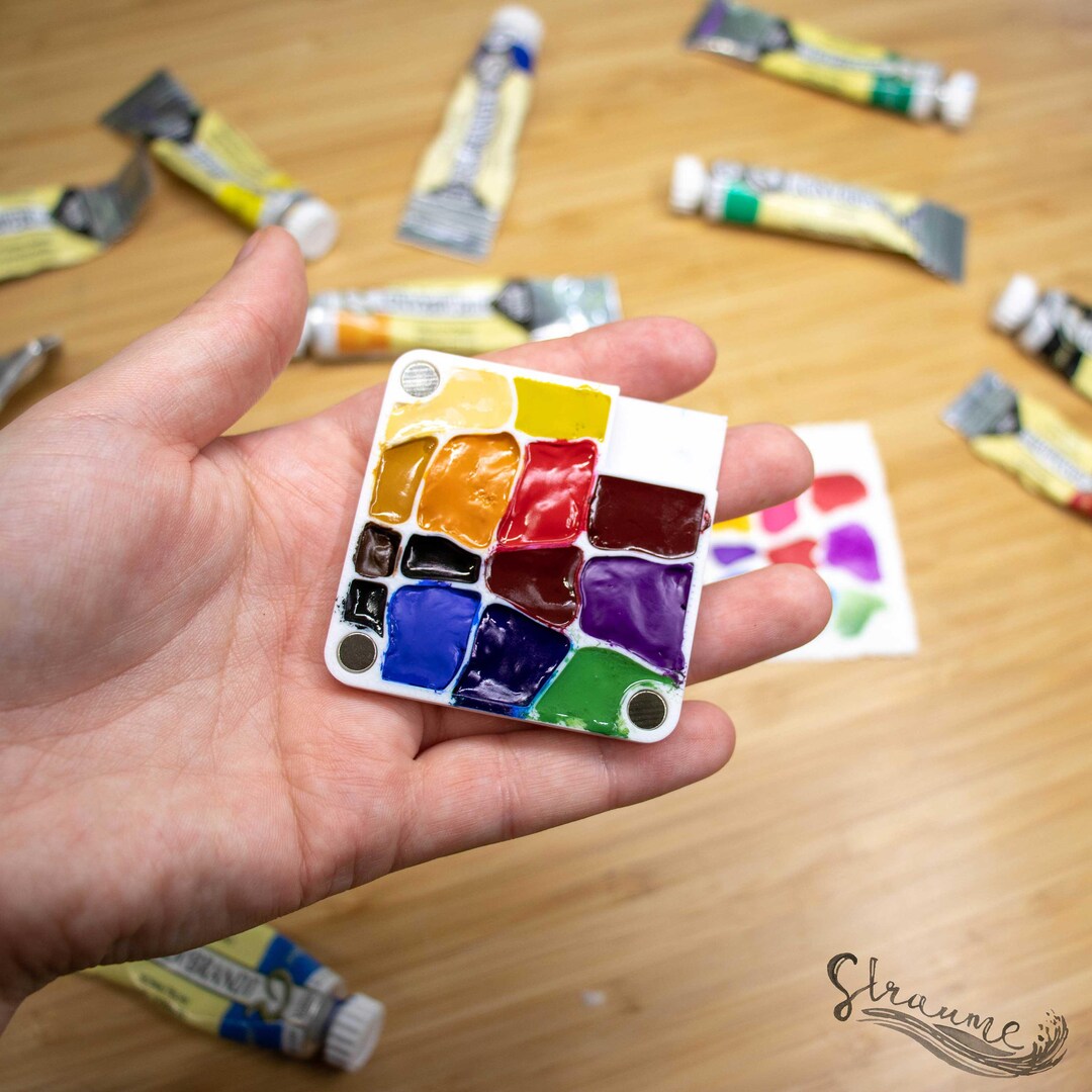 Artisan Watercolor Palette – 14 Rembrandt Artist Colors | Unusual Shape ...
