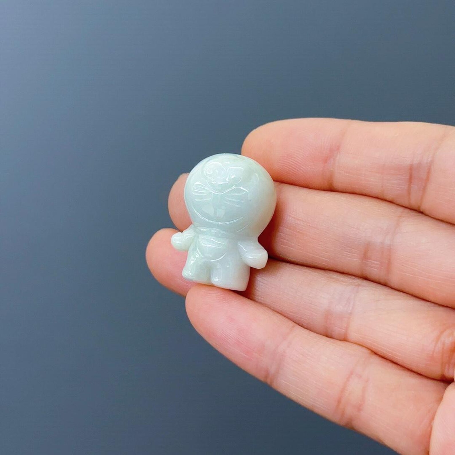 Doraemon Jadeite Pendant, 哆啦A夢, ドラえもん, Doraemon Jade Necklace, Natural ...
