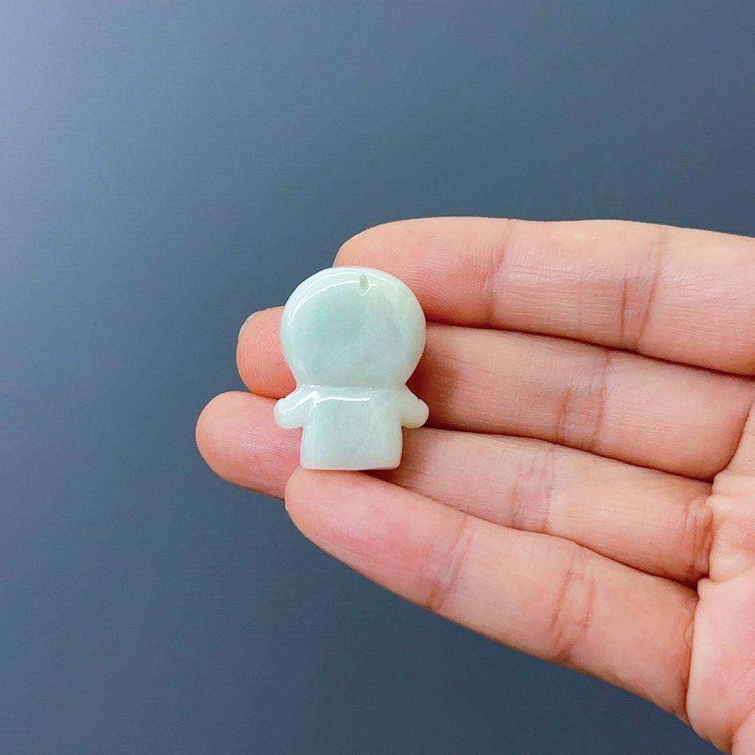 Doraemon Jadeite Pendant, 哆啦A夢, ドラえもん, Doraemon Jade Necklace, Natural ...