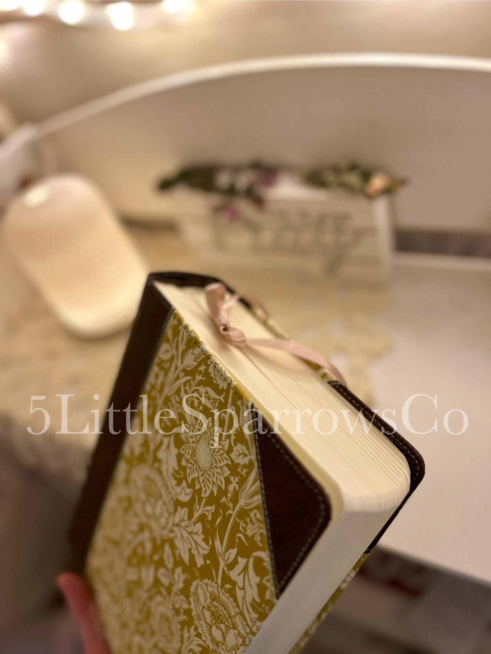 Satin Ribbon Bow Bookmark - Personalized Embroidered Faith Bookmark ...