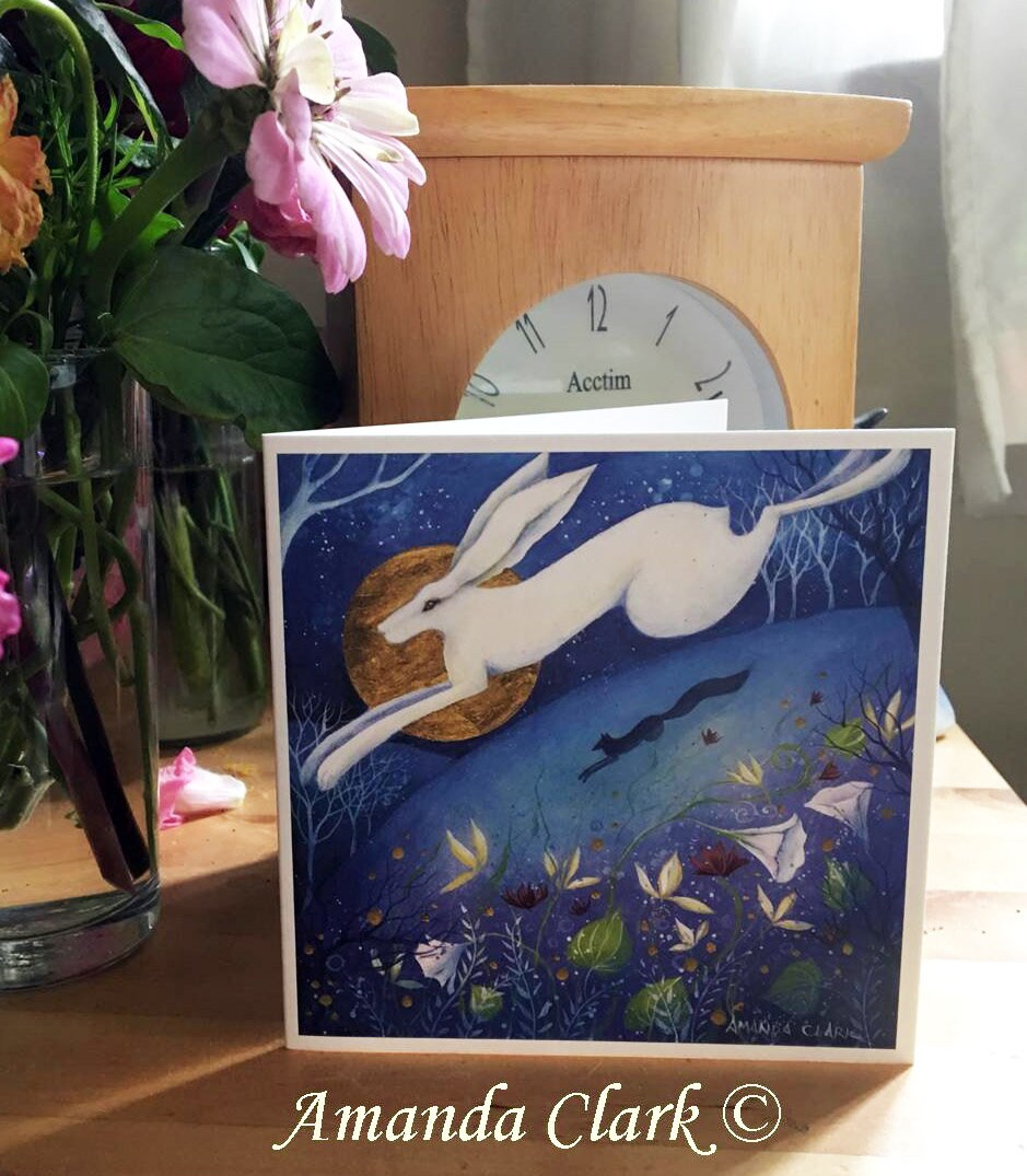 Set 1 of 6 Notecards by Amanda Clark fairytale art | Etsy