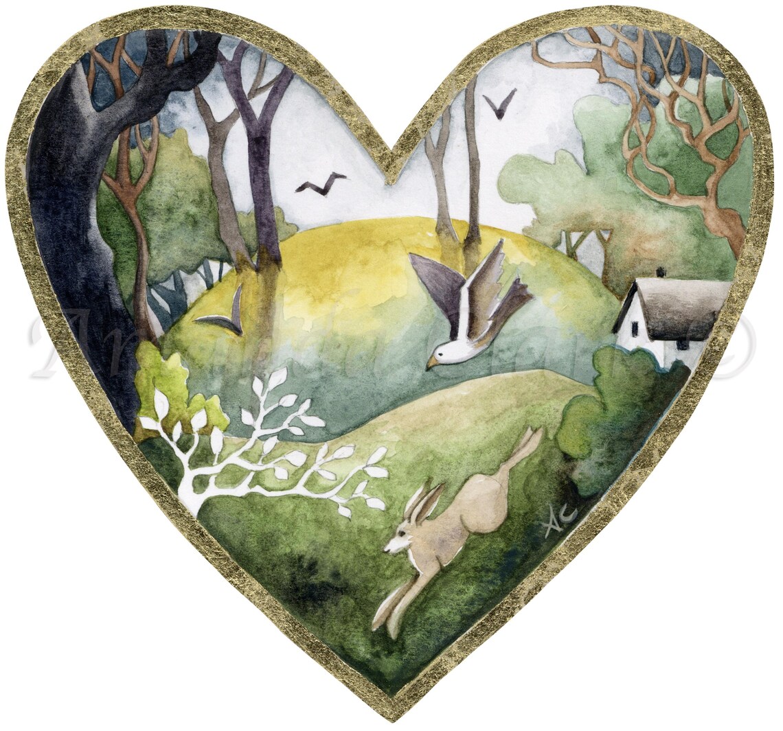 Heart Art Print "the Soft World" by Amanda Clark - Fairy Tale ...