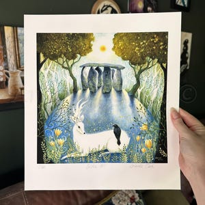 Limited Edition Giclee Print Titled "solstice Hill" by Amanda Clark ...