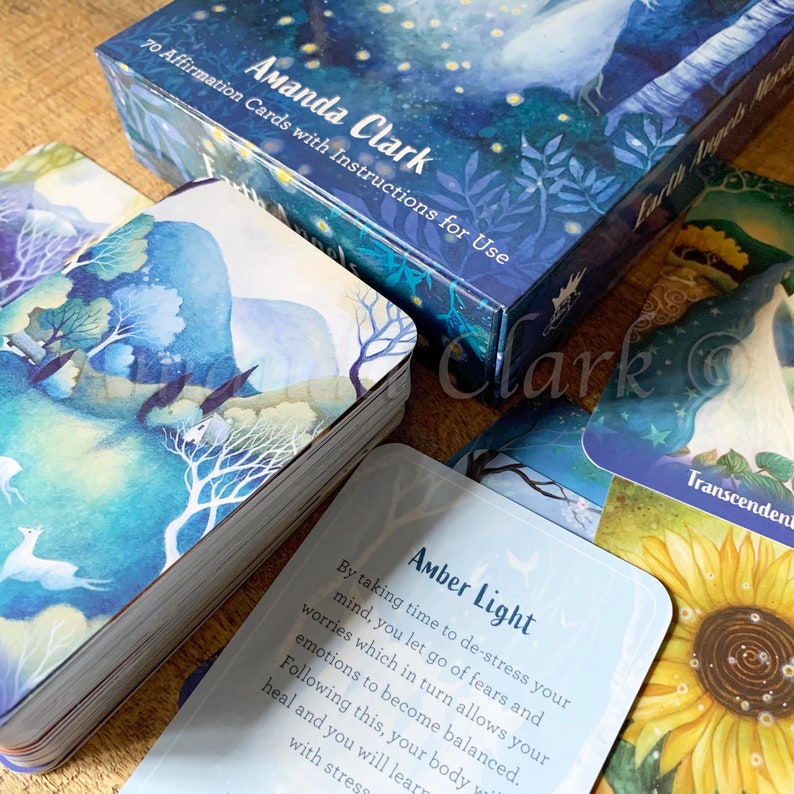 Earth Angels Message Cards 70 Cards by Amanda Clark & Animal - Etsy