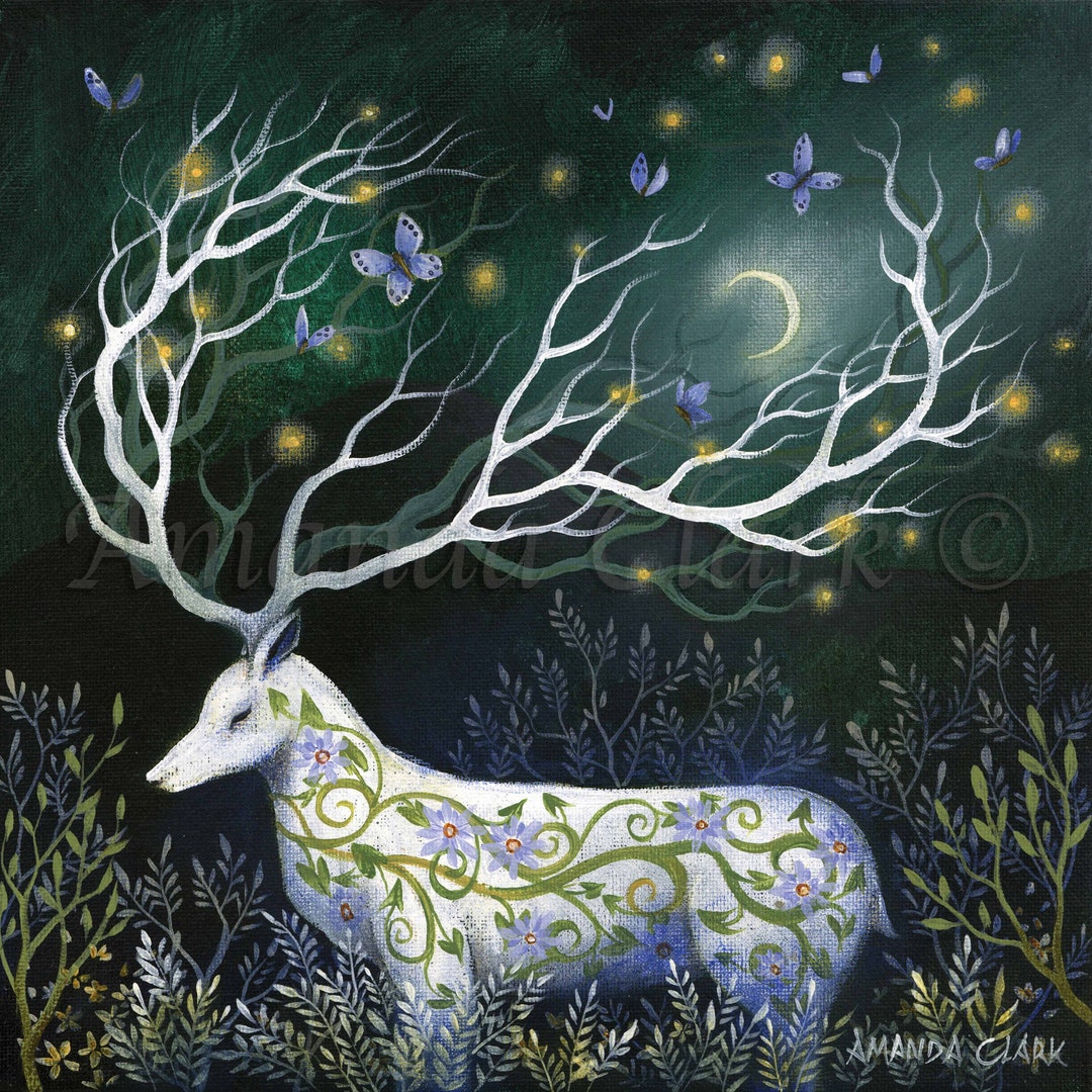 Unframed Original Canvas Painting Titled as a Ghost by Amanda Clark ...