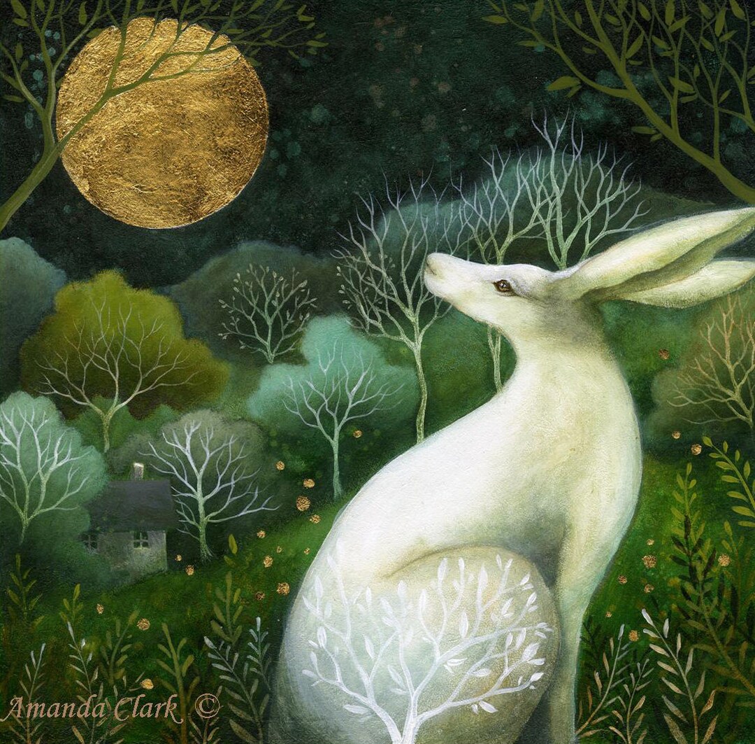 Limited Edition Giclee Print Titled "nightfall" by Amanda Clark - Hare ...