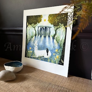 Limited Edition Giclee Print Titled "solstice Hill" by Amanda Clark ...