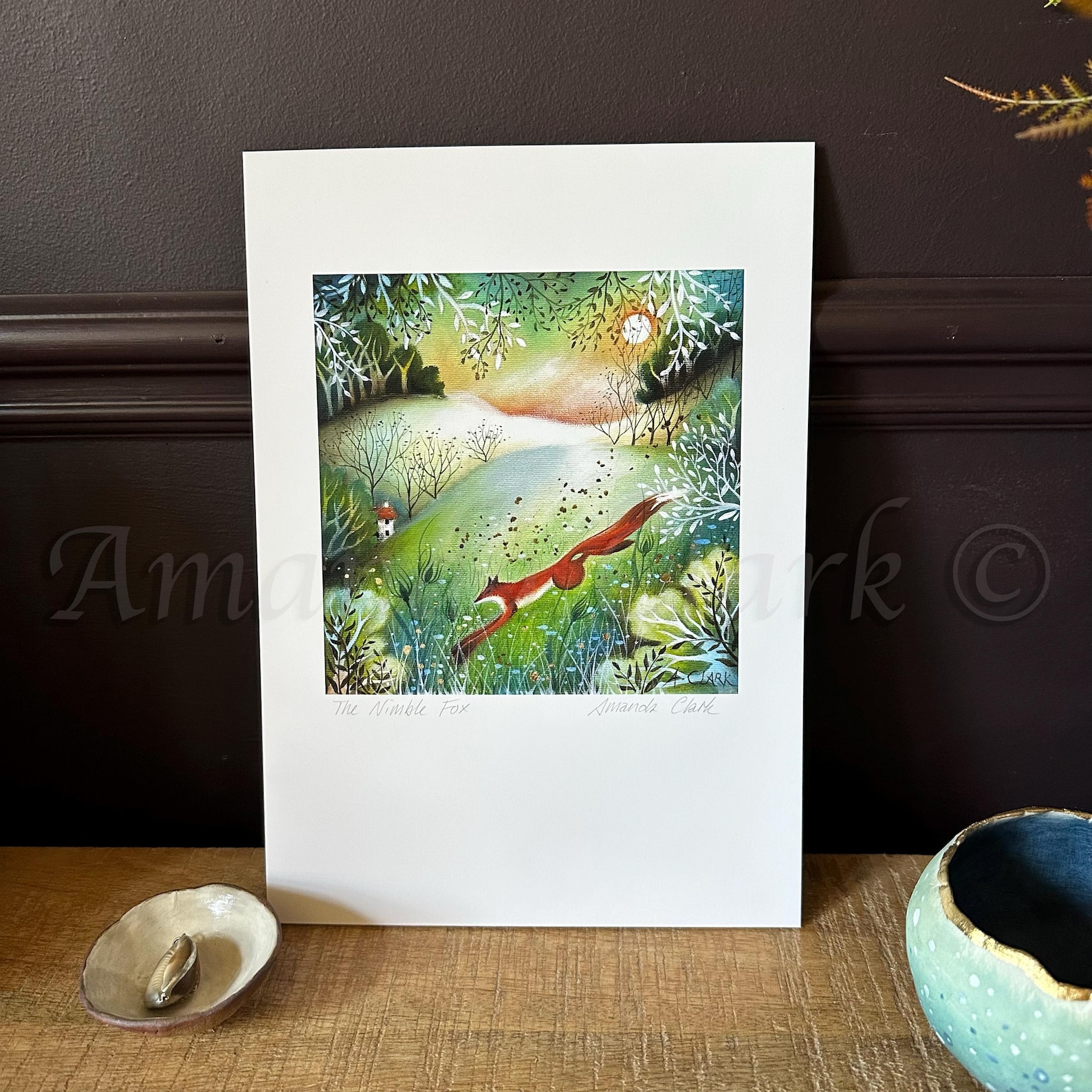 Art Print Titled "the Nimble Fox" by Amanda Clark - Fox, Fairy Tale - Etsy