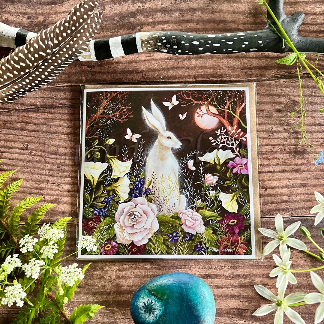 Greeting Card Titled language of Flowers by Amanda Clark Fairytale Card ...