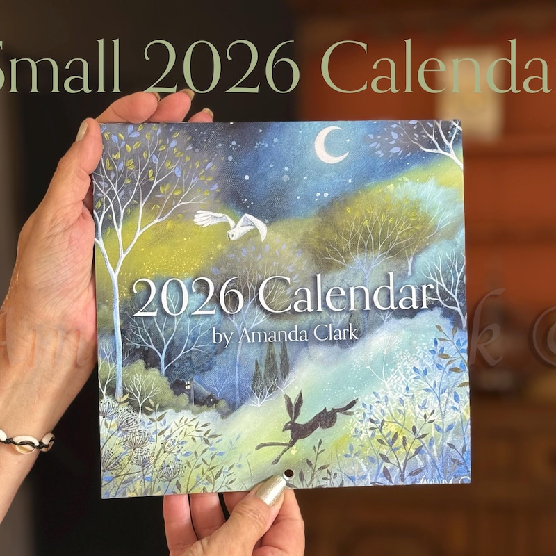 Mini Wall Calendar 2026 Art - Etsy UK