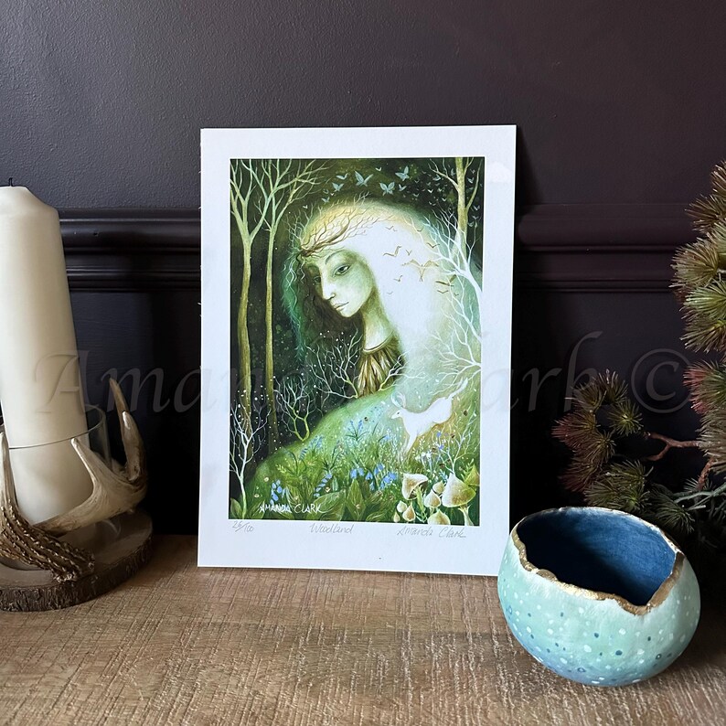 Limited Edition Giclee Print Titled "woodland" by Amanda Clark ...