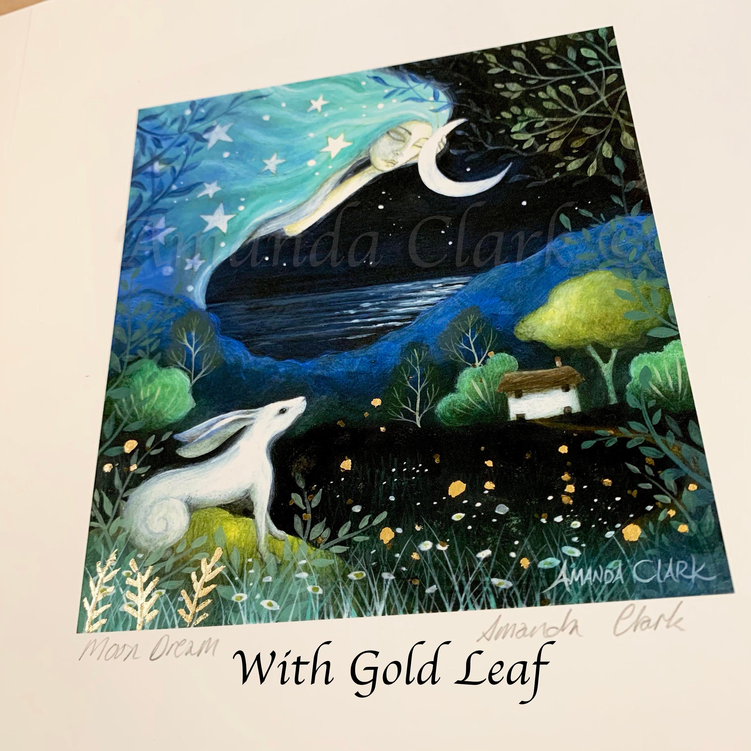 Print Titled moon Dream by Amanda Clark Hare - Etsy UK