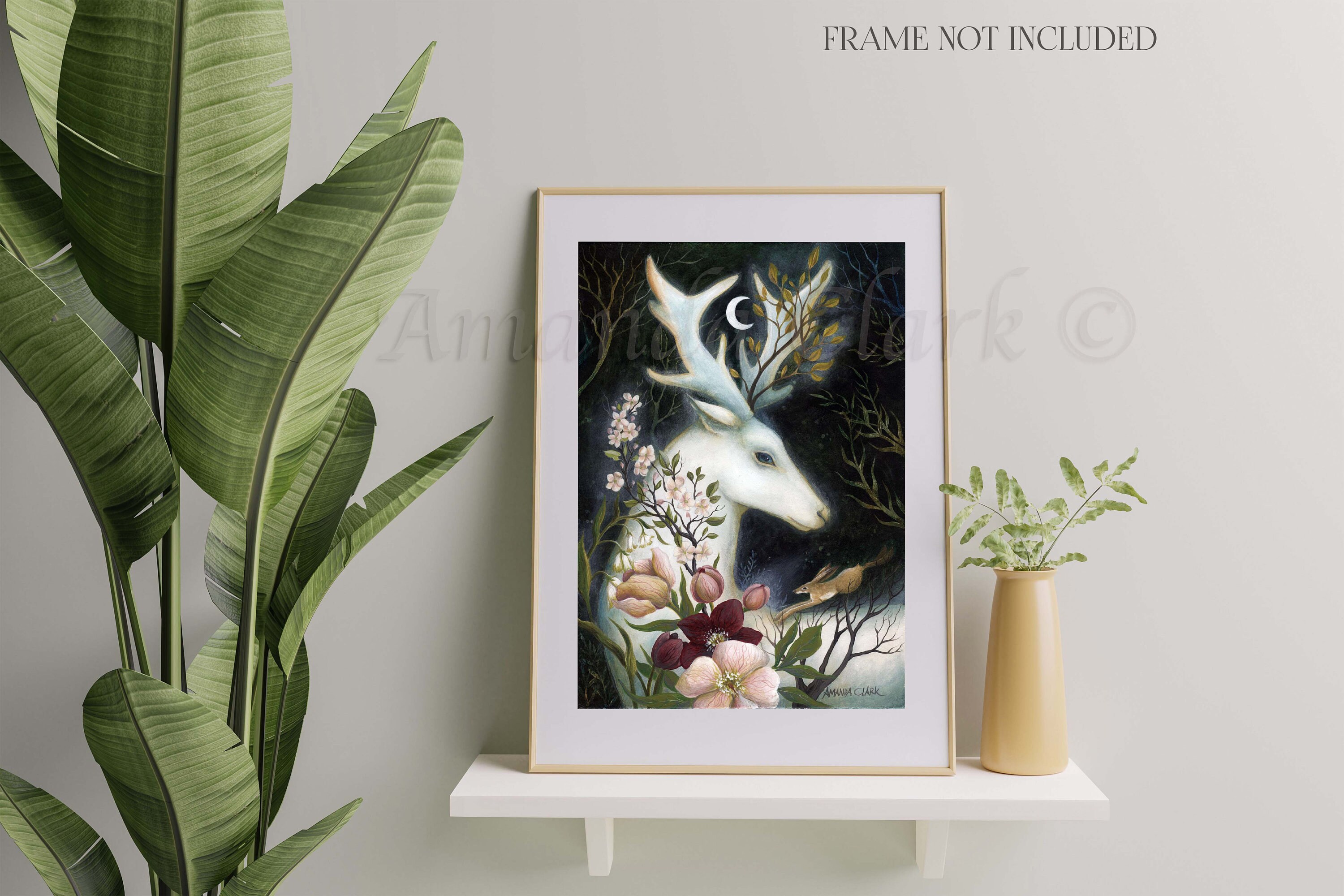 Print Titled moon Glow by Amanda Clark Fairy - Etsy