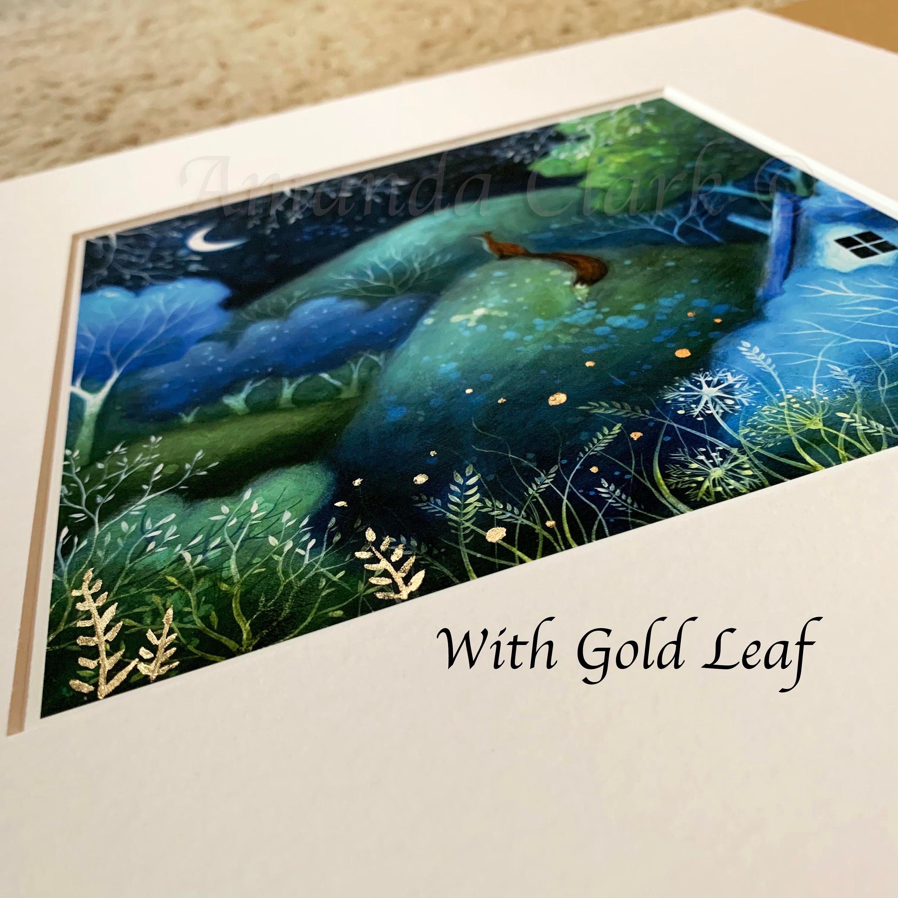 Large Mounted Print Titled one Summer Evening by - Etsy UK