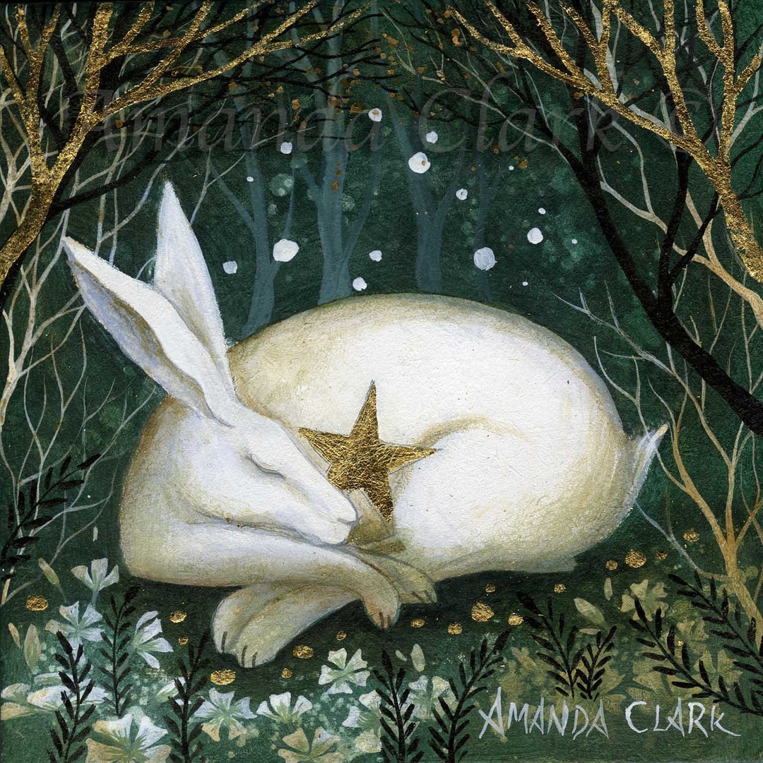 Limited Edition Giclee Print Titled "the Hare and Star" 2nd Release by ...