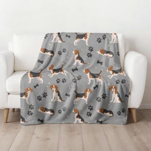 Beagle Blanket Gift for Beagle Mom, Present for Beagle, Beagle Dad ...