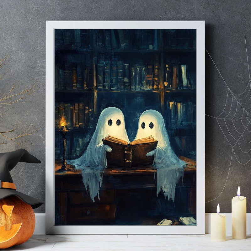 Cute Halloween Poster - Etsy