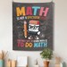 How to Rock at Math Print Poster Canvas, Teacher Gift, Back to School ...