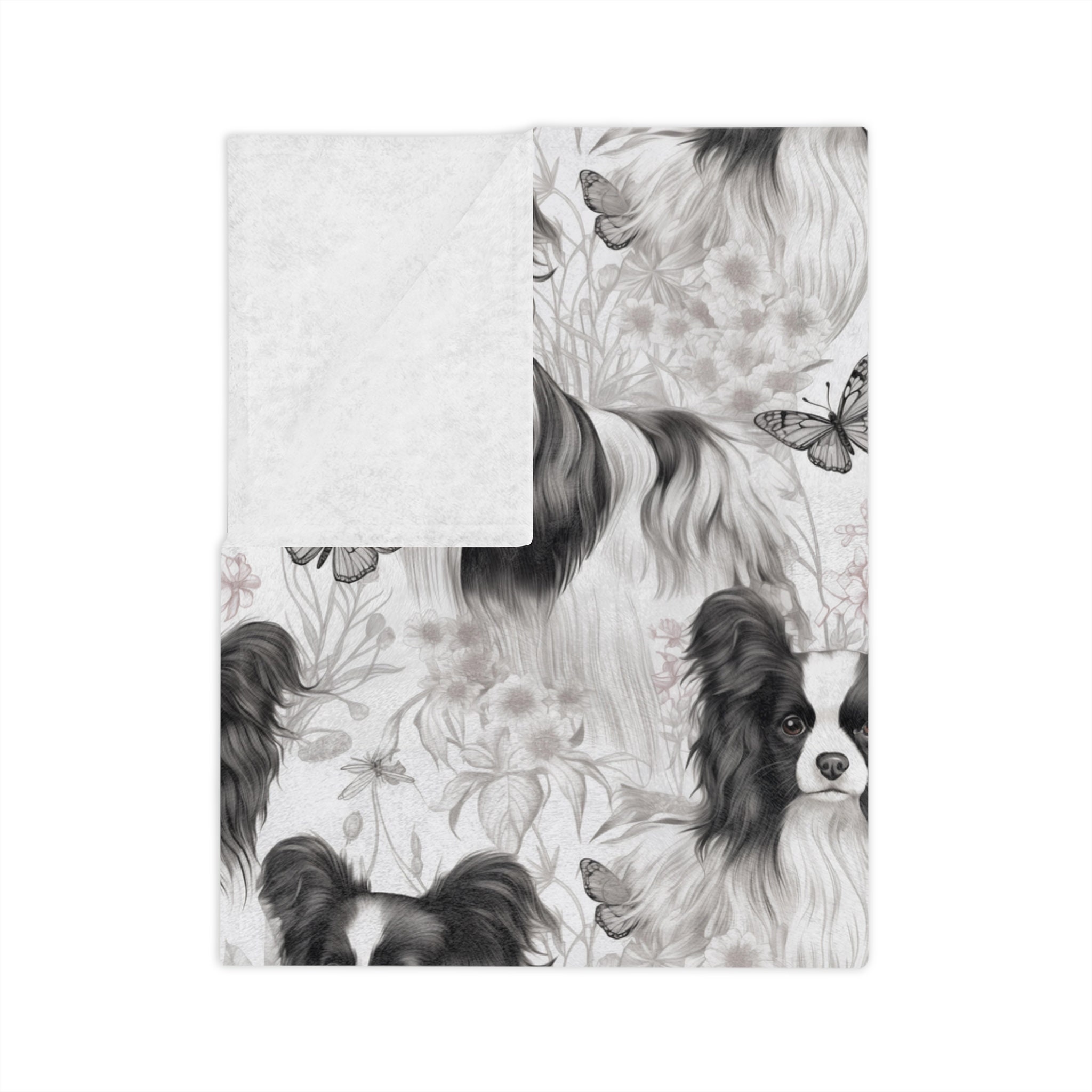 Papillon Blanket for Papillon Dog Lover, Papillon Mama Gift, Papillon ...