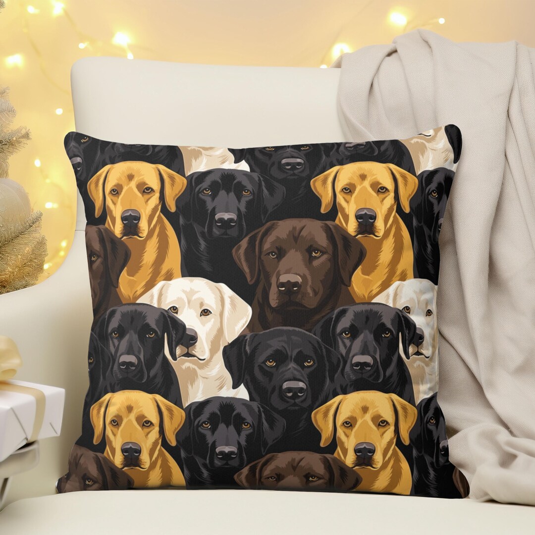 Lab Pillow Gift for Labrador Mom, Lab Dog Pillow, Duck Hunting Gifts ...