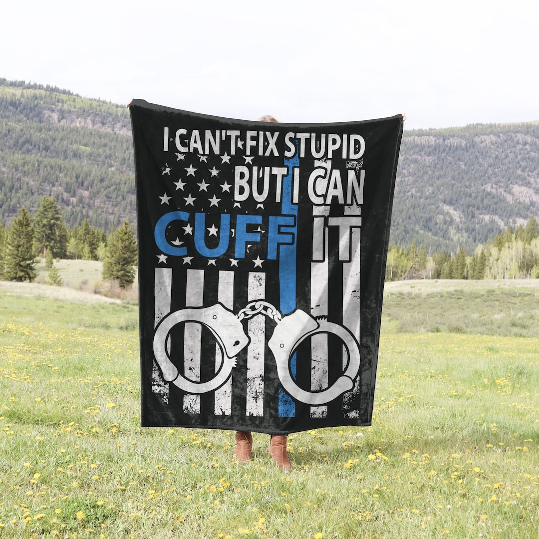 Police Blanket, Police Academy Graduation Present, Law Enforcement Gift ...