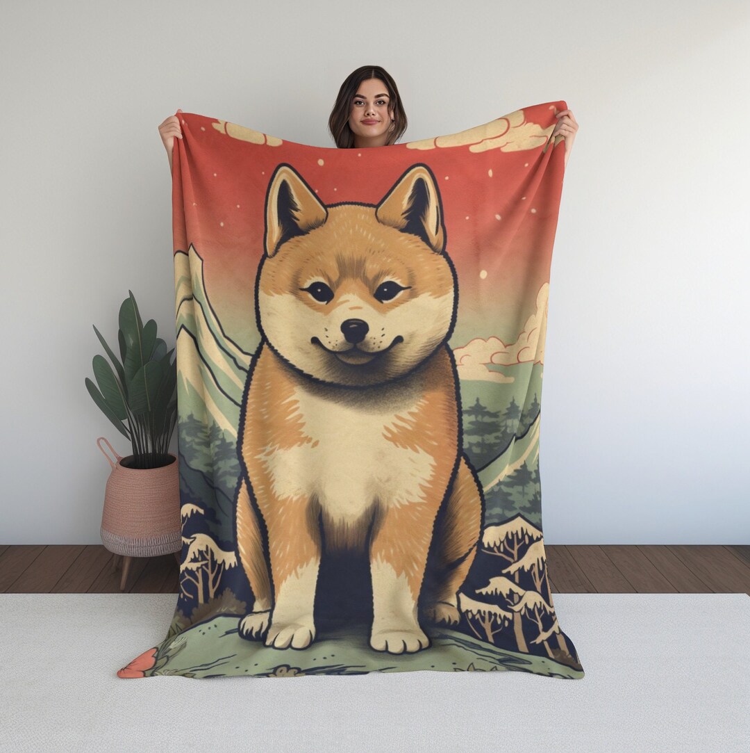 Shiba Inu Blanket, Shiba Inu Gifts, Shiba Mom Blanket, Shiba Inu Dog ...