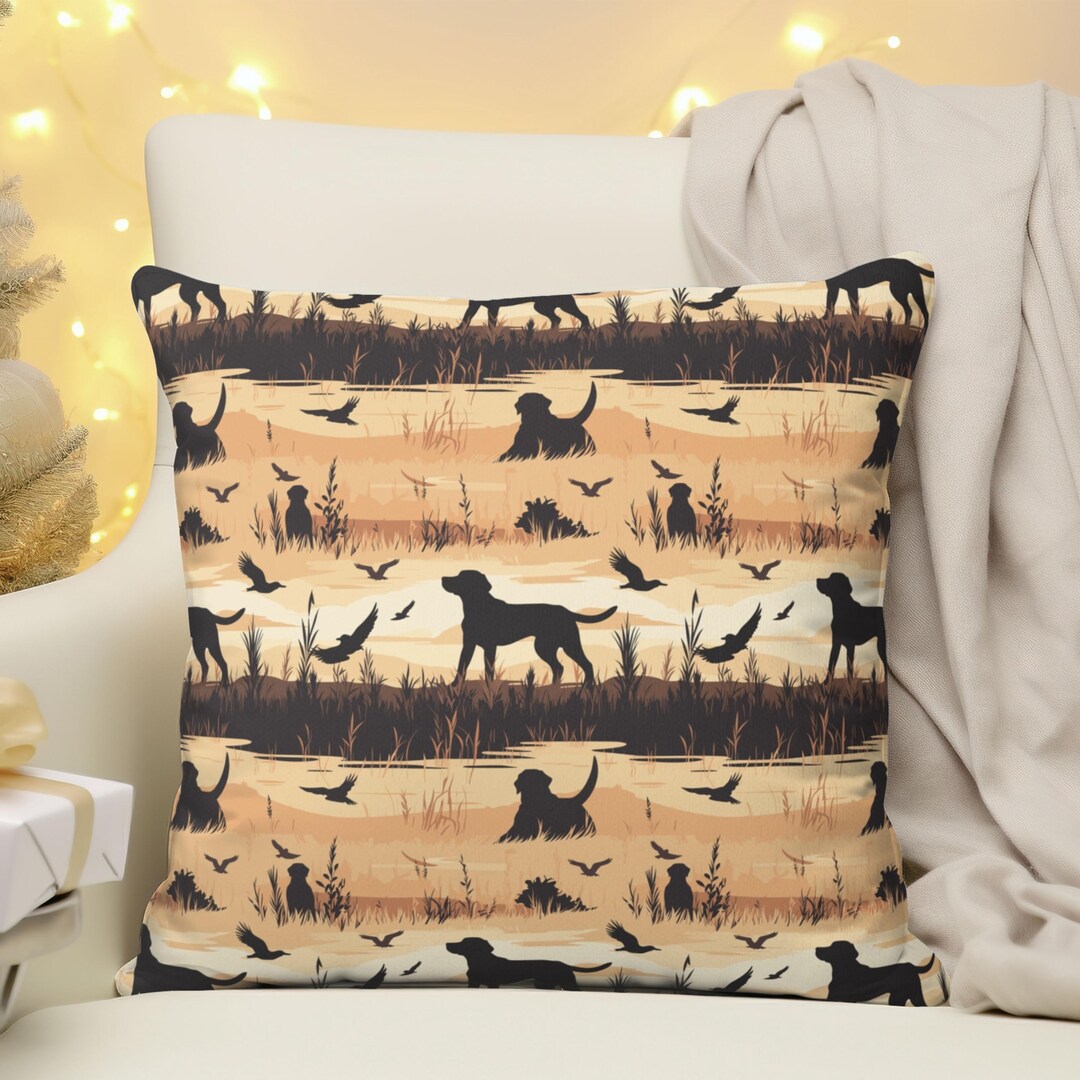 Lab Pillow Gift for Labrador Mom, Lab Dog Pillow, Duck Hunting Gifts ...