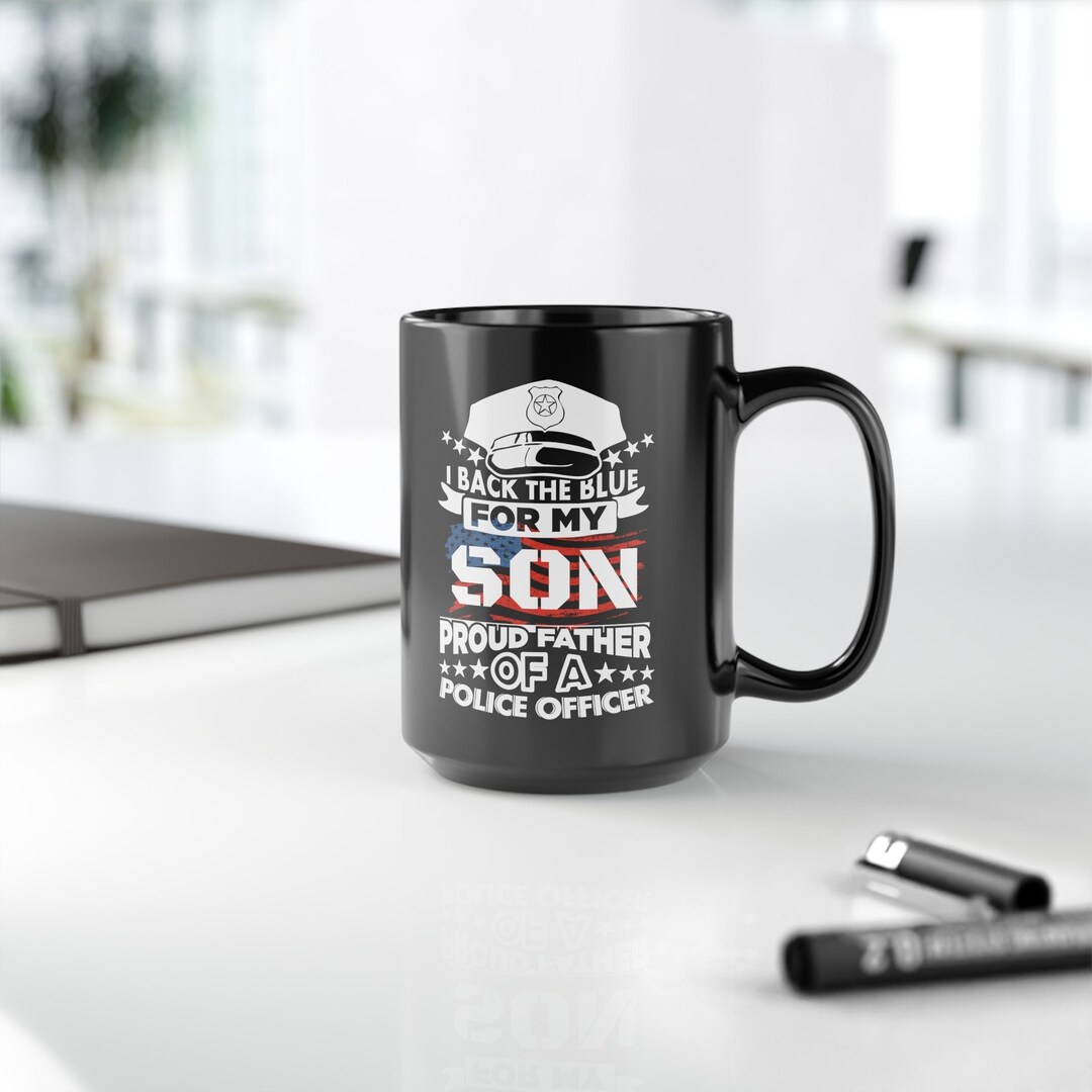 Police Officer Gifts Mug, Proud Police Mom, Police Mom Present, Law ...