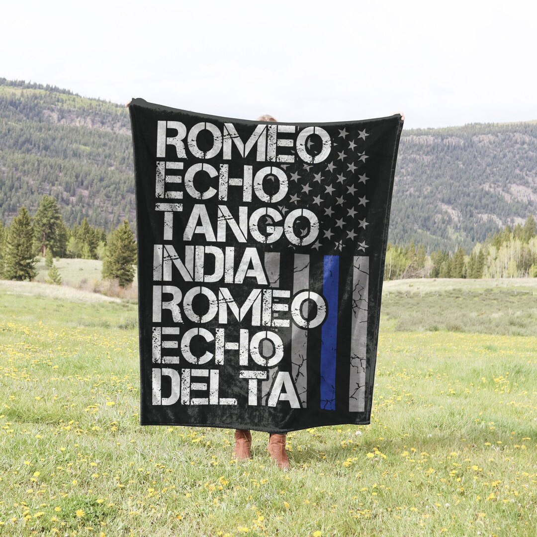 Police Retirement Gift Blanket, Officer Retirement Present, Law ...