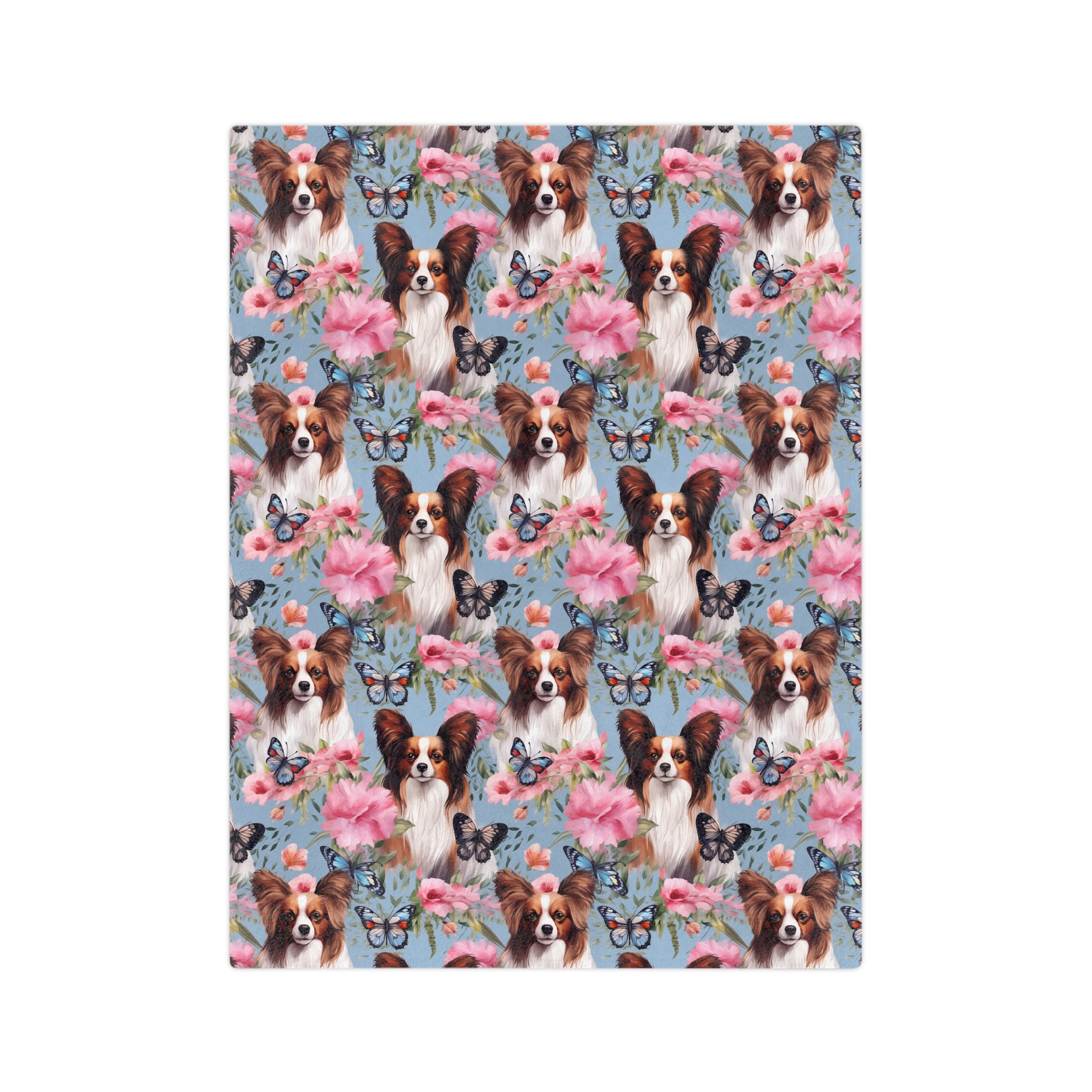 Papillon Blanket for Papillon Dog Lover, Papillon Mama Gift, Papillon ...