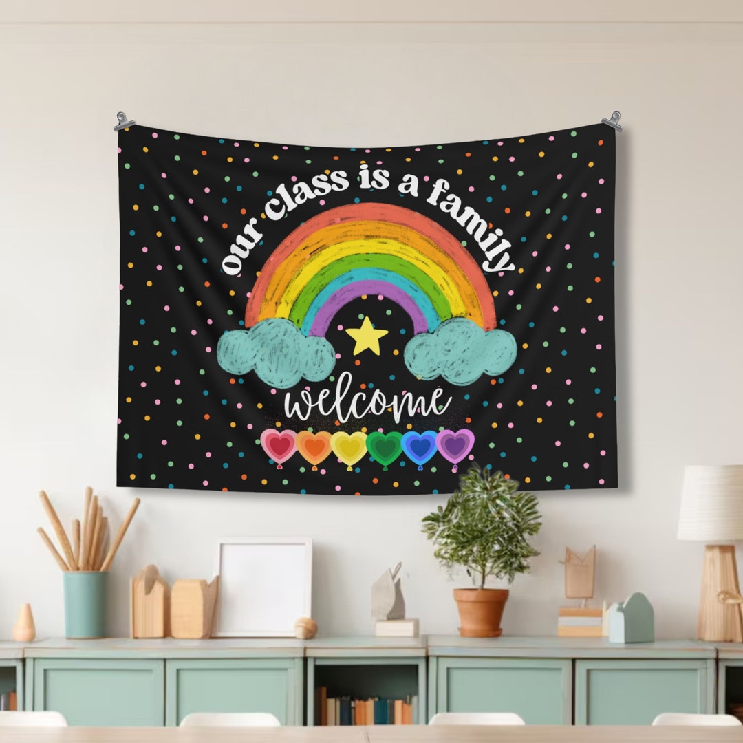 Classroom Tapestry, Teacher Classroom Decor Wall Tapestries, Our Class ...