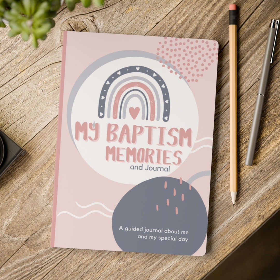 Baptism Journal, Guided Journal for Kids, Baptism Memories Book, LDS ...