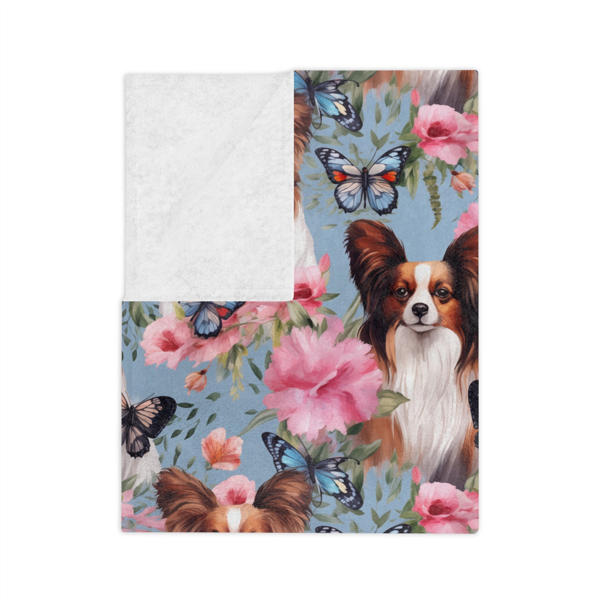 Papillon Blanket for Papillon Dog Lover, Papillon Mama Gift, Papillon ...