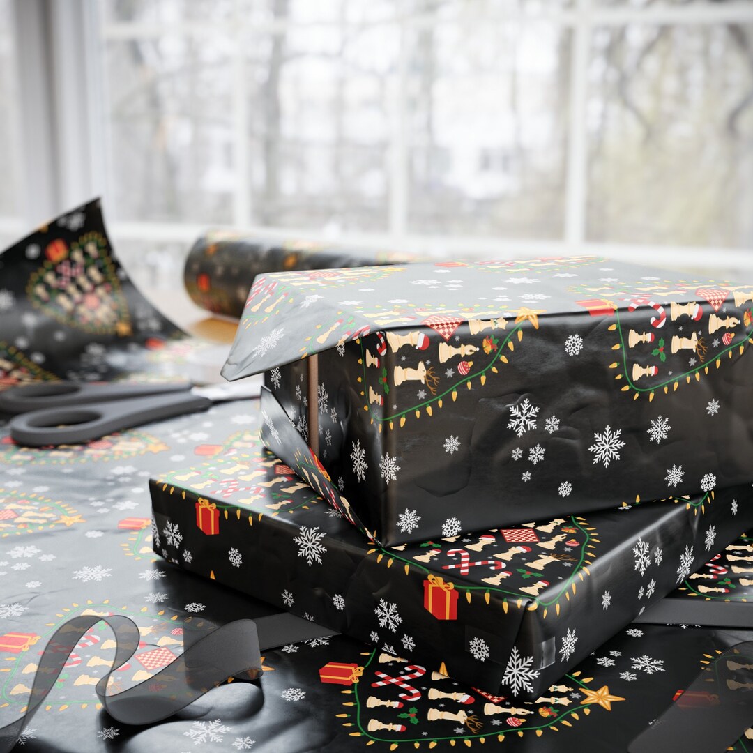Chess Wrapping Paper, Chess Gift Wrap, Chess Themed Wrapping Paper for ...