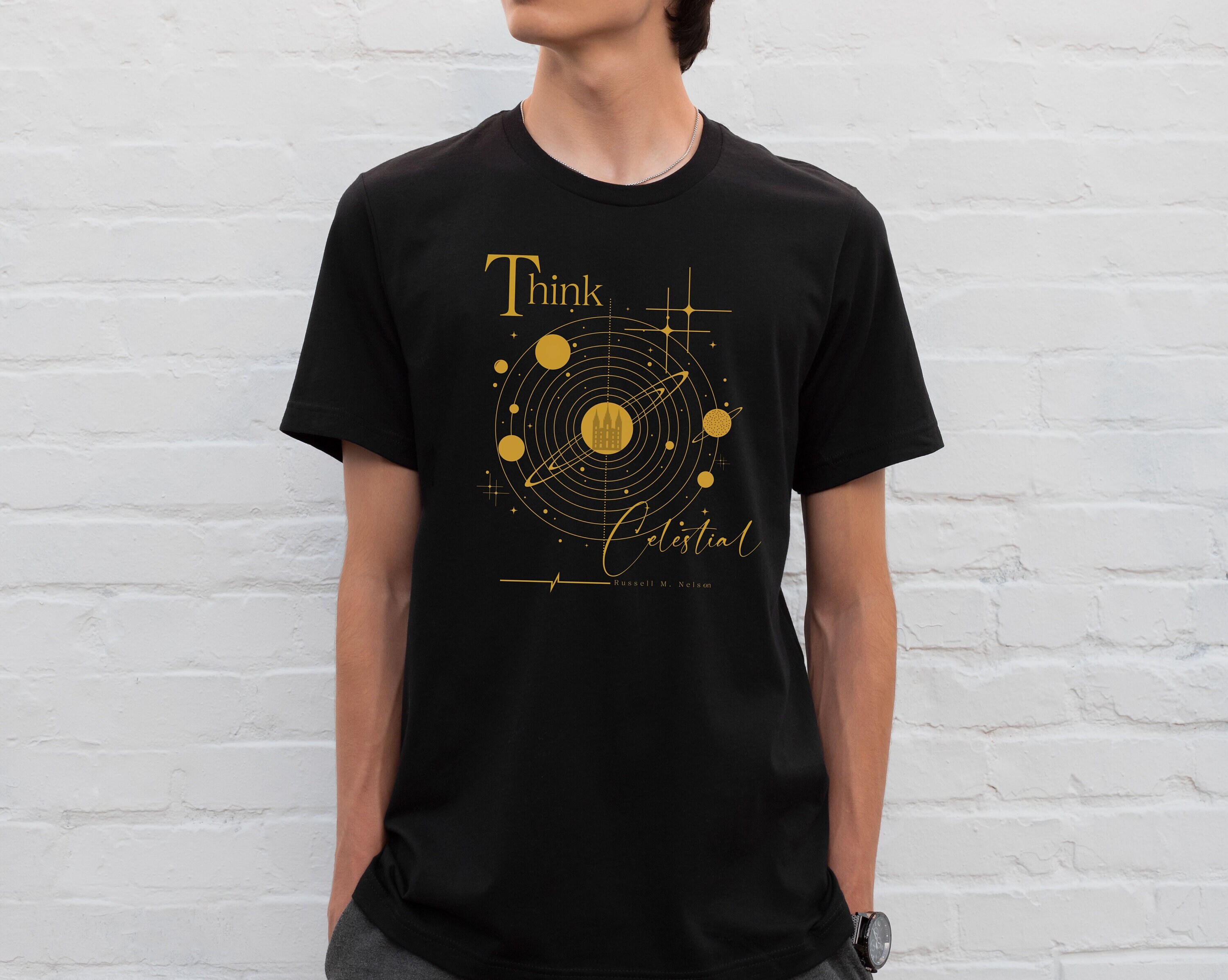 Think Celestial T-shirt, LDS General Conference Shirt, Think Celestial ...