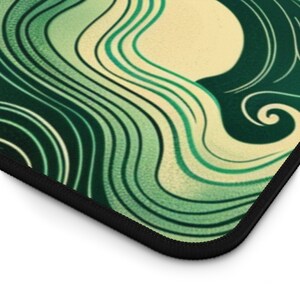 Green Desk Mat, Primordial Earth Desk Mat, Green Mousepad, Matcha Tea ...