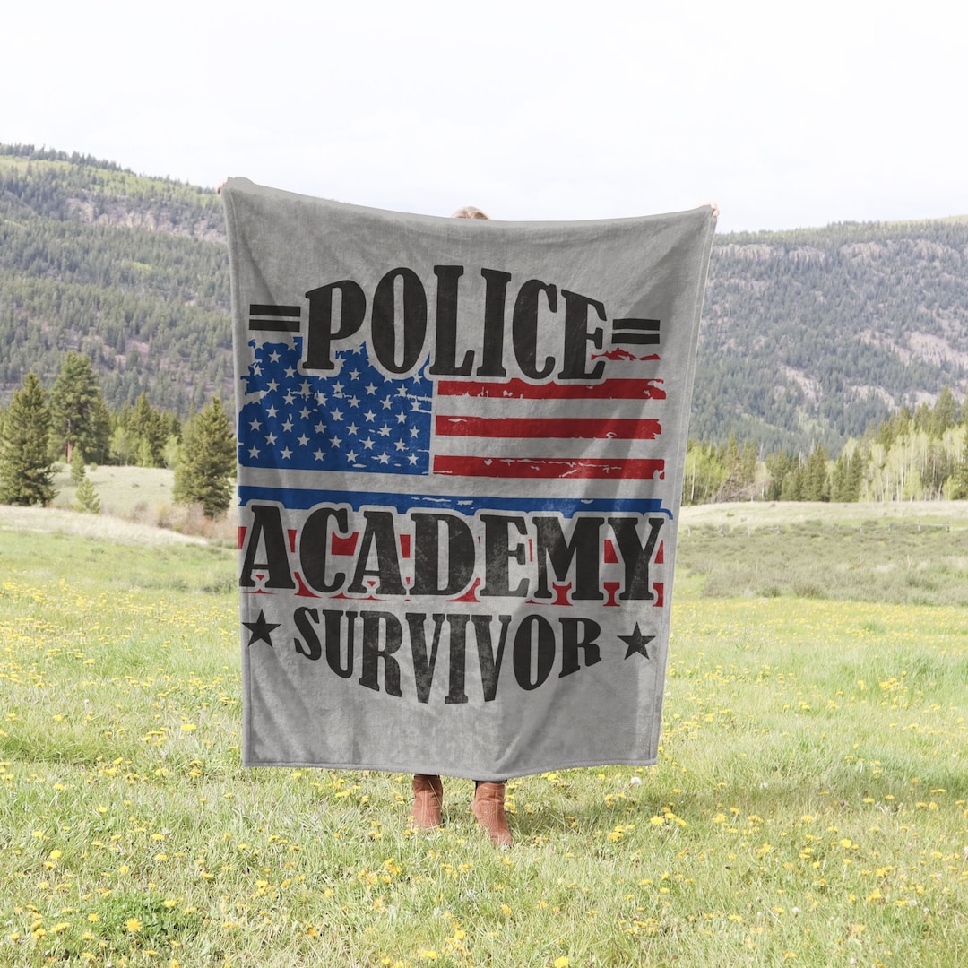 Police Blanket, Police Academy Graduation Present, Law Enforcement Gift ...