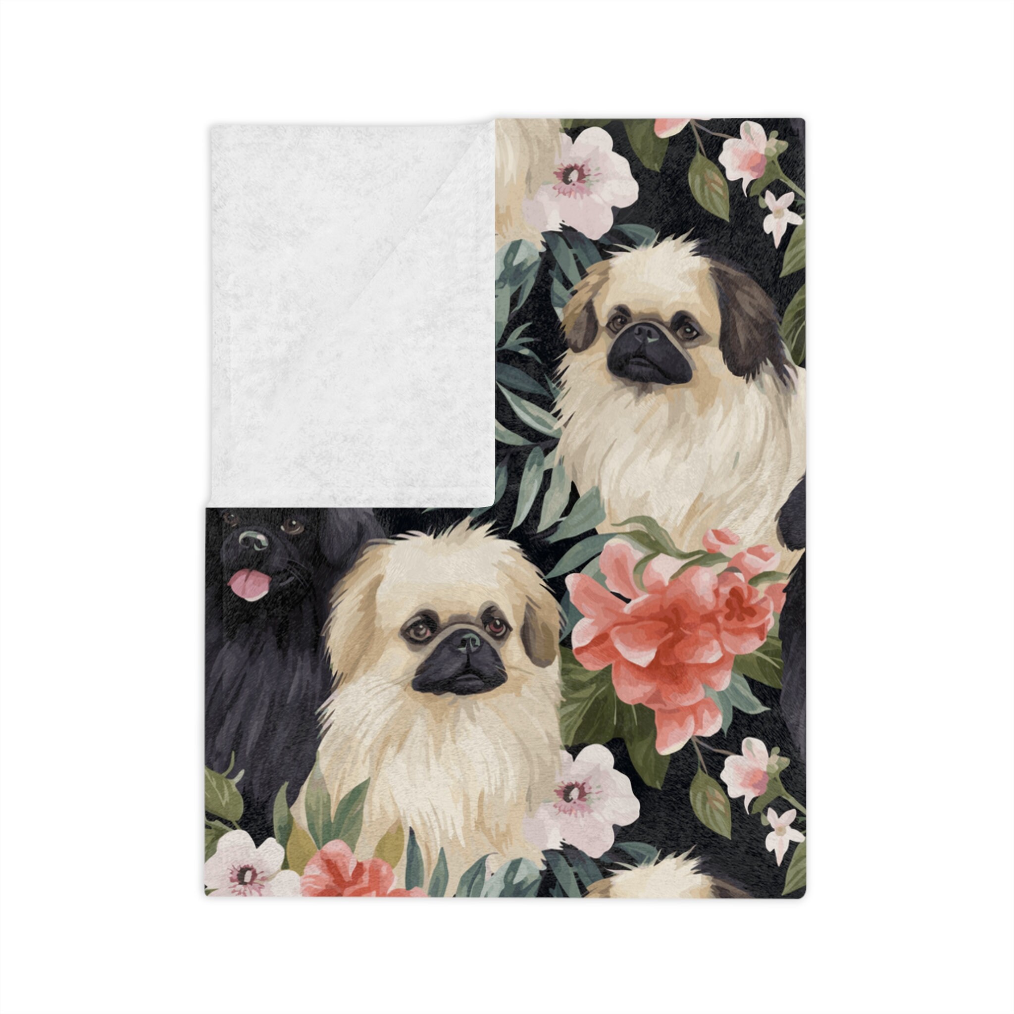 Pekingese Blanket Gift for Peki Dog Mom, Pekingese Gift Idea, Pekingese ...