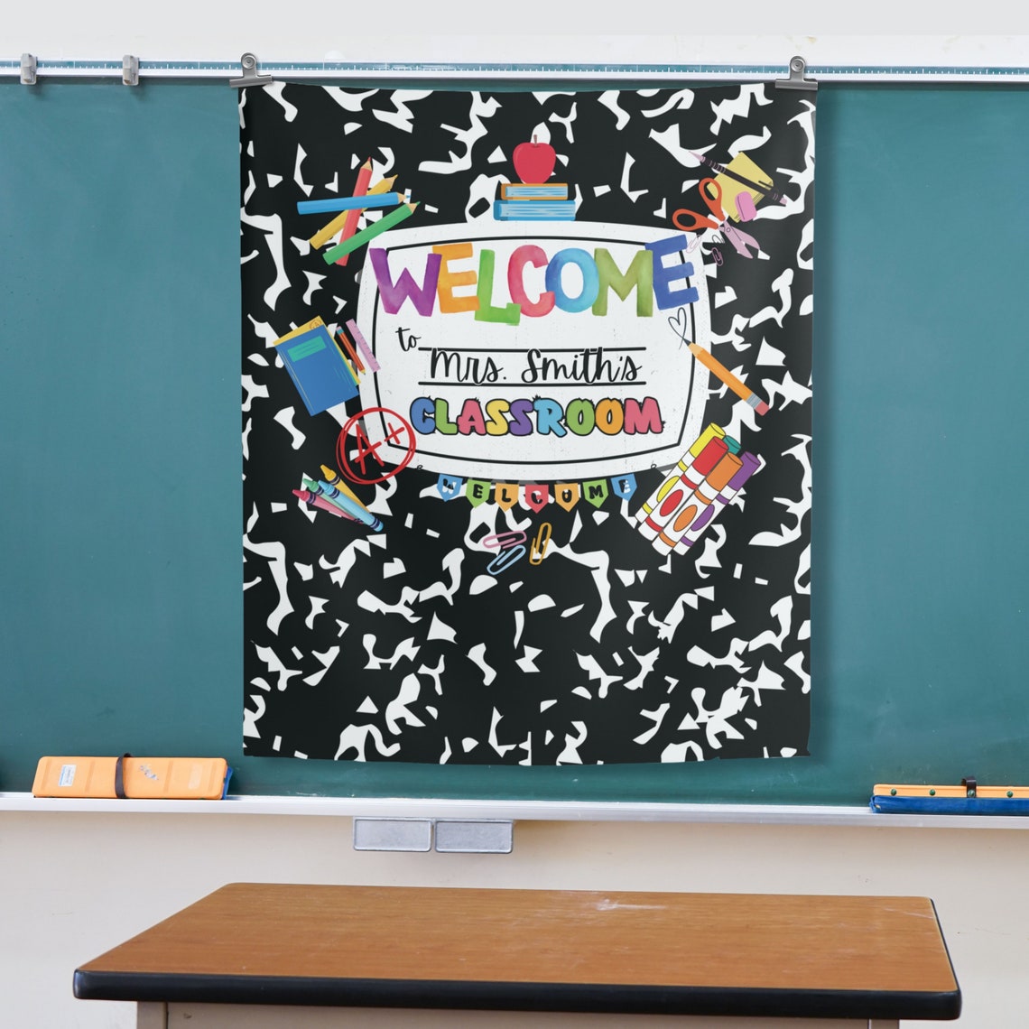 Custom Teacher Classroom Tapestry, Back to School Gifts, Teacher ...