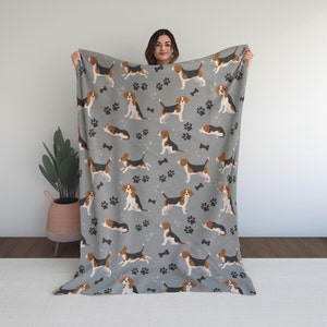 Beagle Blanket Gift for Beagle Mom, Present for Beagle, Beagle Dad ...