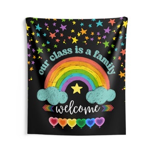 Classroom Tapestry, Teacher Classroom Decor Wall Tapestries, Our Class ...